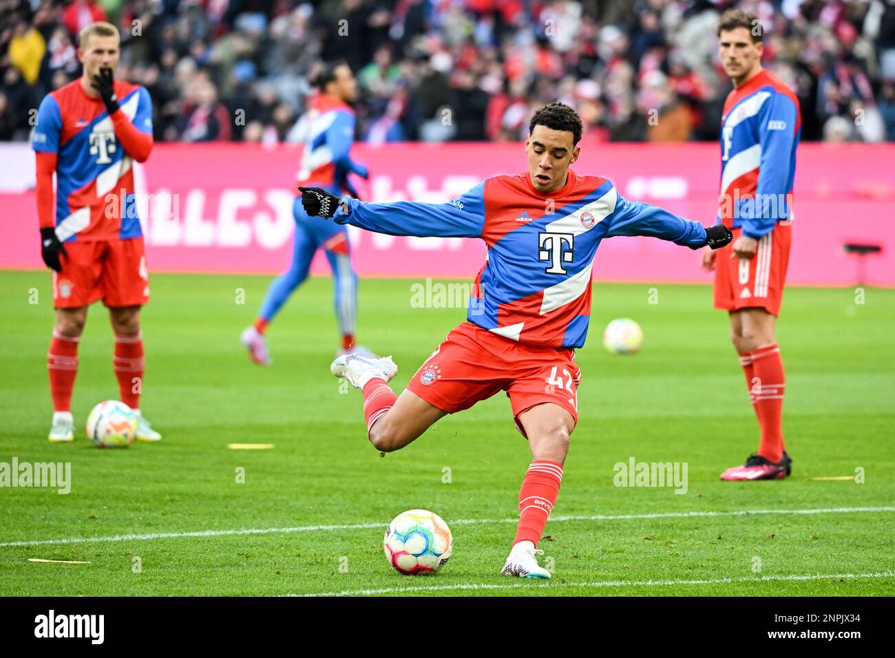 Munich, Germany. 26th Feb, 2023. Soccer: Bundesliga, Bayern Munich - 1. FC Union Berlin ...