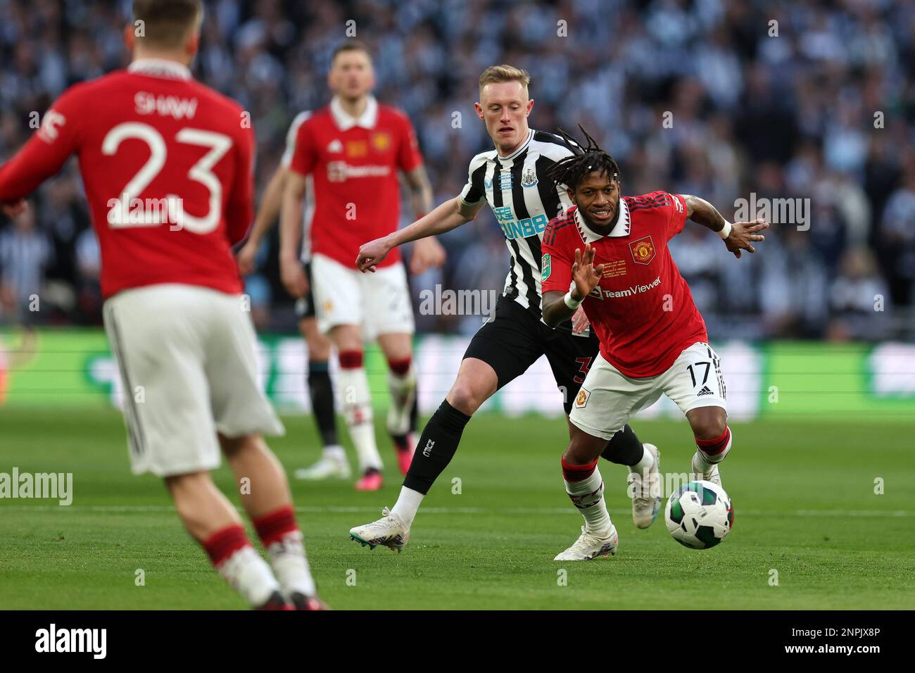 Sean longstaff manchester united cup hi-res stock photography and ...