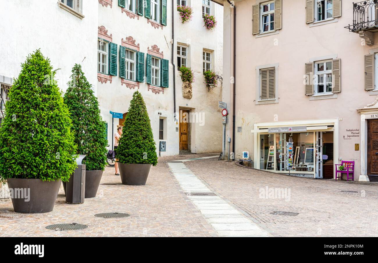 Urban garden of merano town hi-res stock photography and images - Alamy