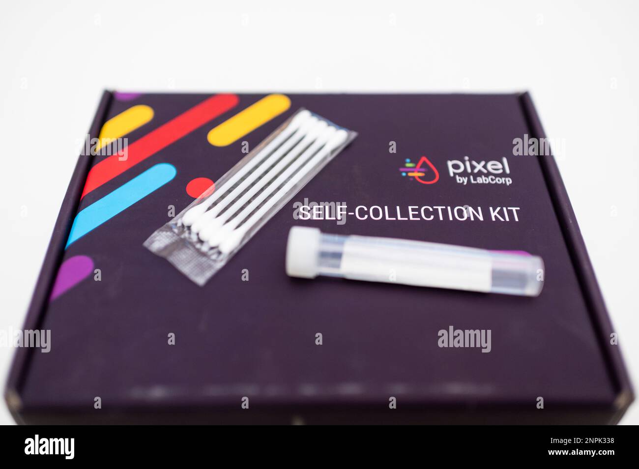 UNITED STATES - AUGUST 26: LabCorp's at-home COVID-19 test, called ...