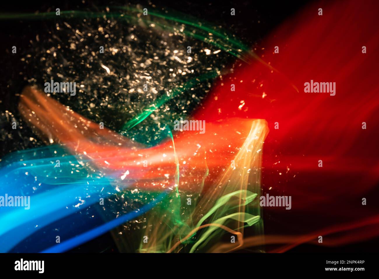 Colorful abstract lights pattern with glitter effect. Abstract ...