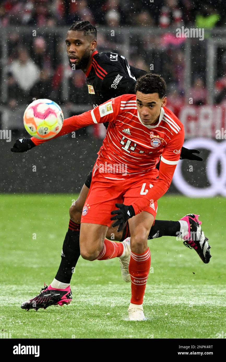 Munich, Germany. 26th Feb, 2023. Soccer: Bundesliga, Bayern Munich - 1. FC Union Berlin ...