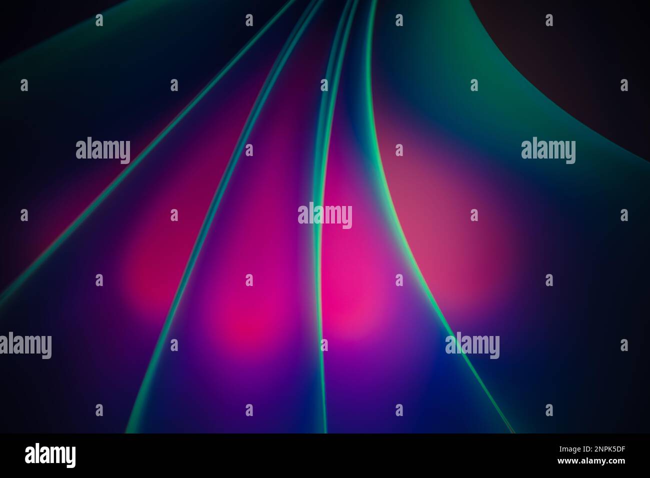 Abstract curved shapes in soft colors. Converging lines. Abstract ...