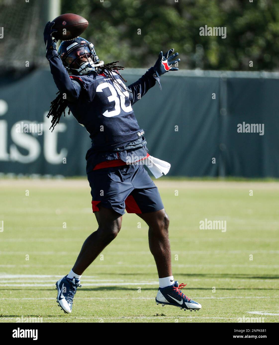 Houston Texans running back Buddy Howell (38) makes a catch during an ...