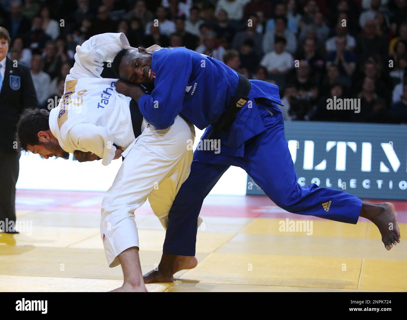NGAYAP HAMBOU MAXIME-GAEL of FRANCE and BEKAURI LASHA of GEORGIA during ...