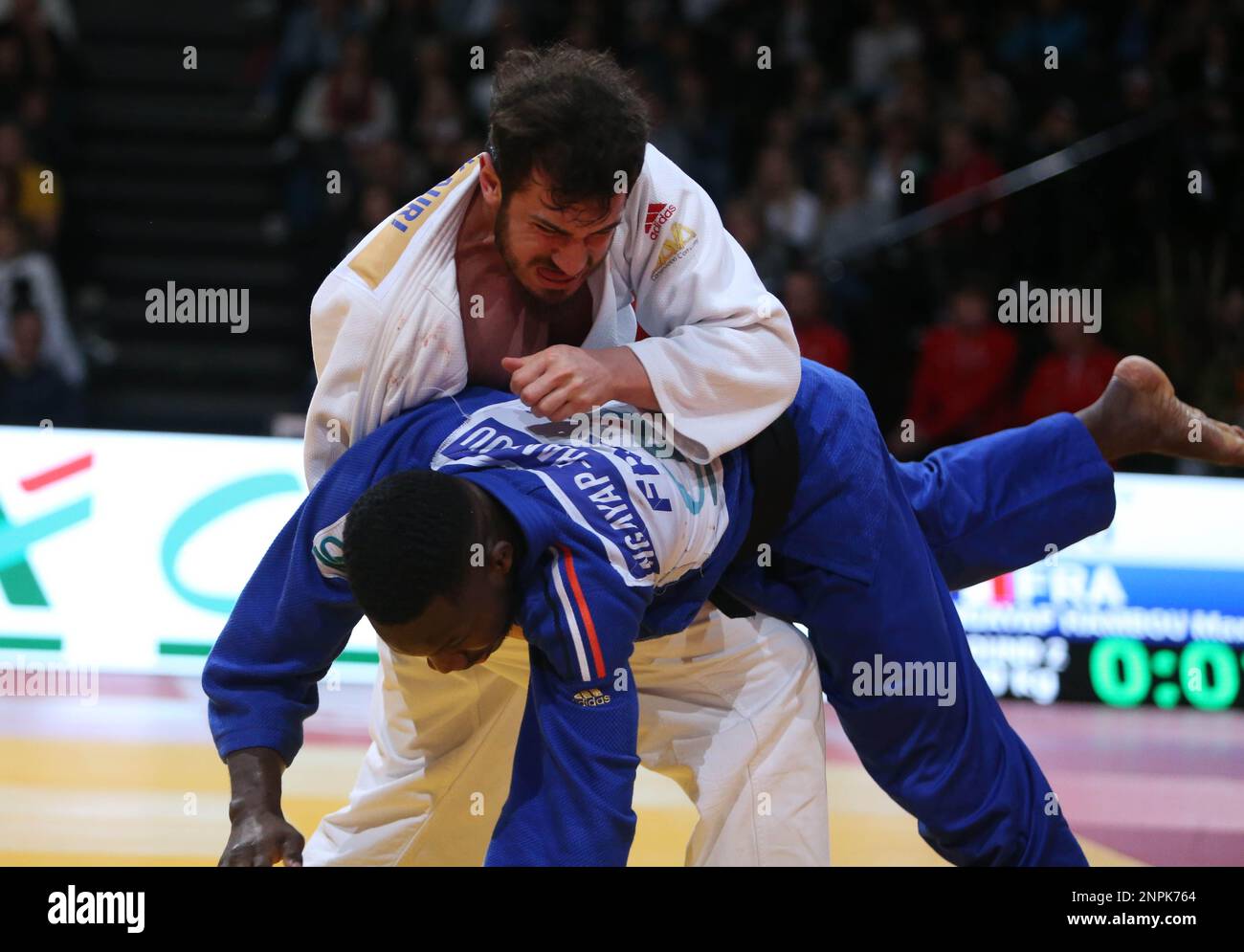 NGAYAP HAMBOU MAXIME-GAEL of FRANCE and BEKAURI LASHA of GEORGIA during ...