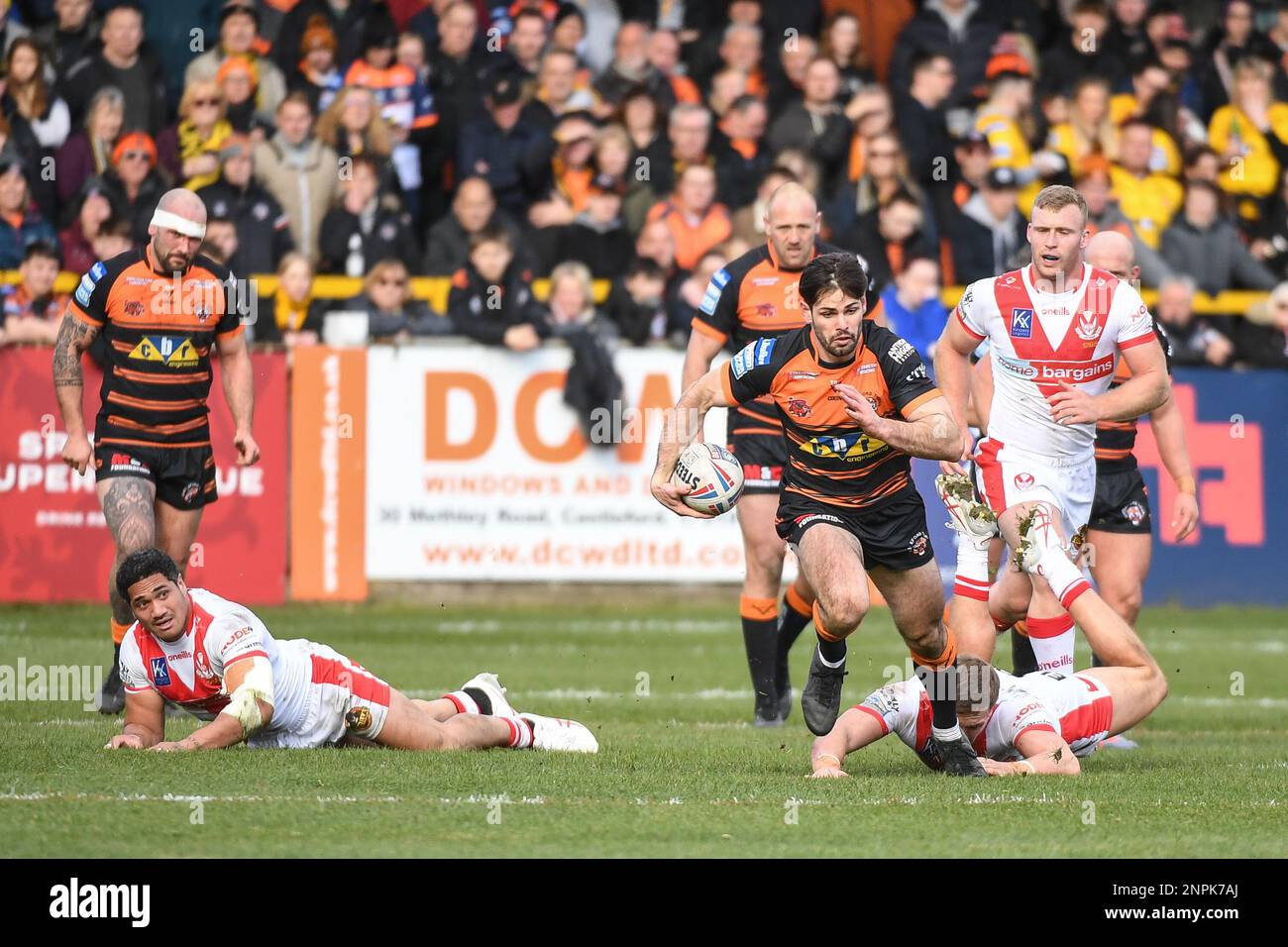 Castleford, England -26th February 2023 - Jake Mamo of Castleford ...