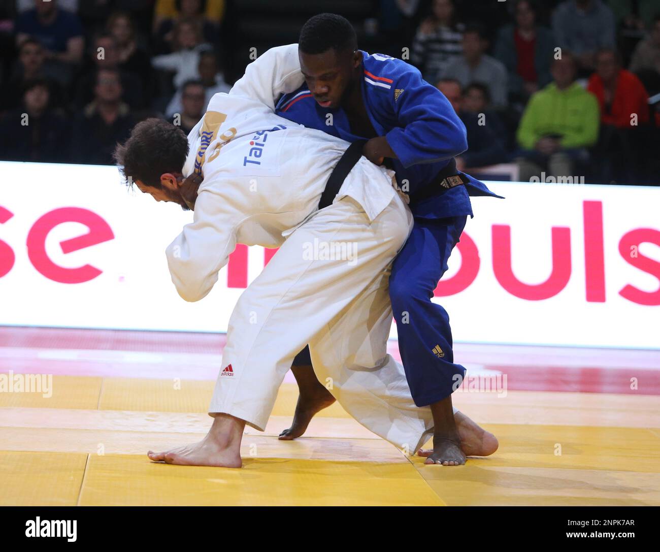 NGAYAP HAMBOU MAXIME-GAEL of FRANCE and BEKAURI LASHA of GEORGIA during ...