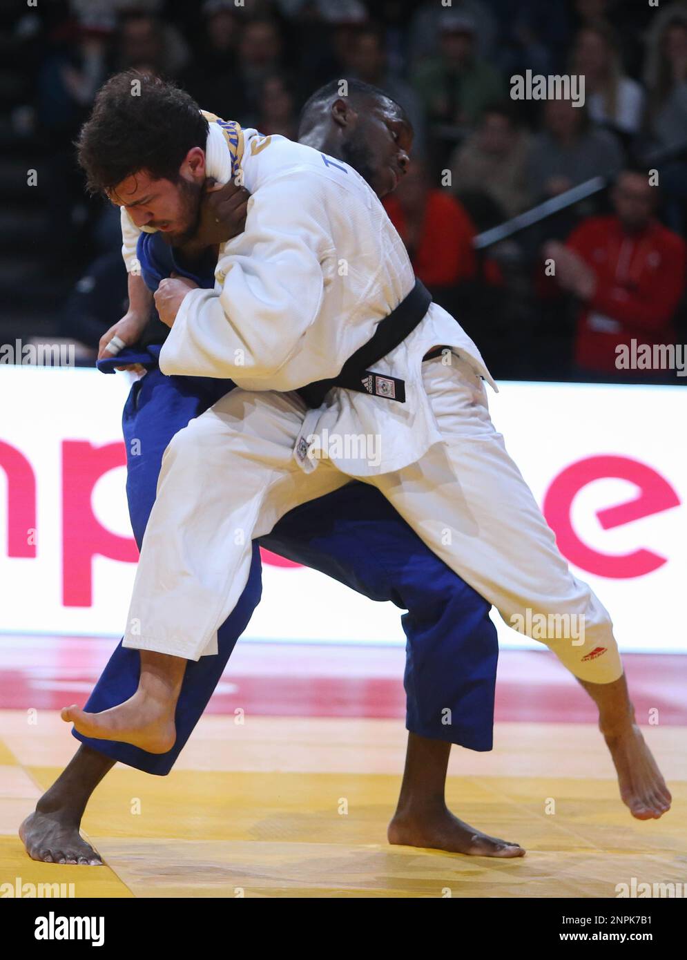 NGAYAP HAMBOU MAXIME-GAEL of FRANCE and BEKAURI LASHA of GEORGIA during ...