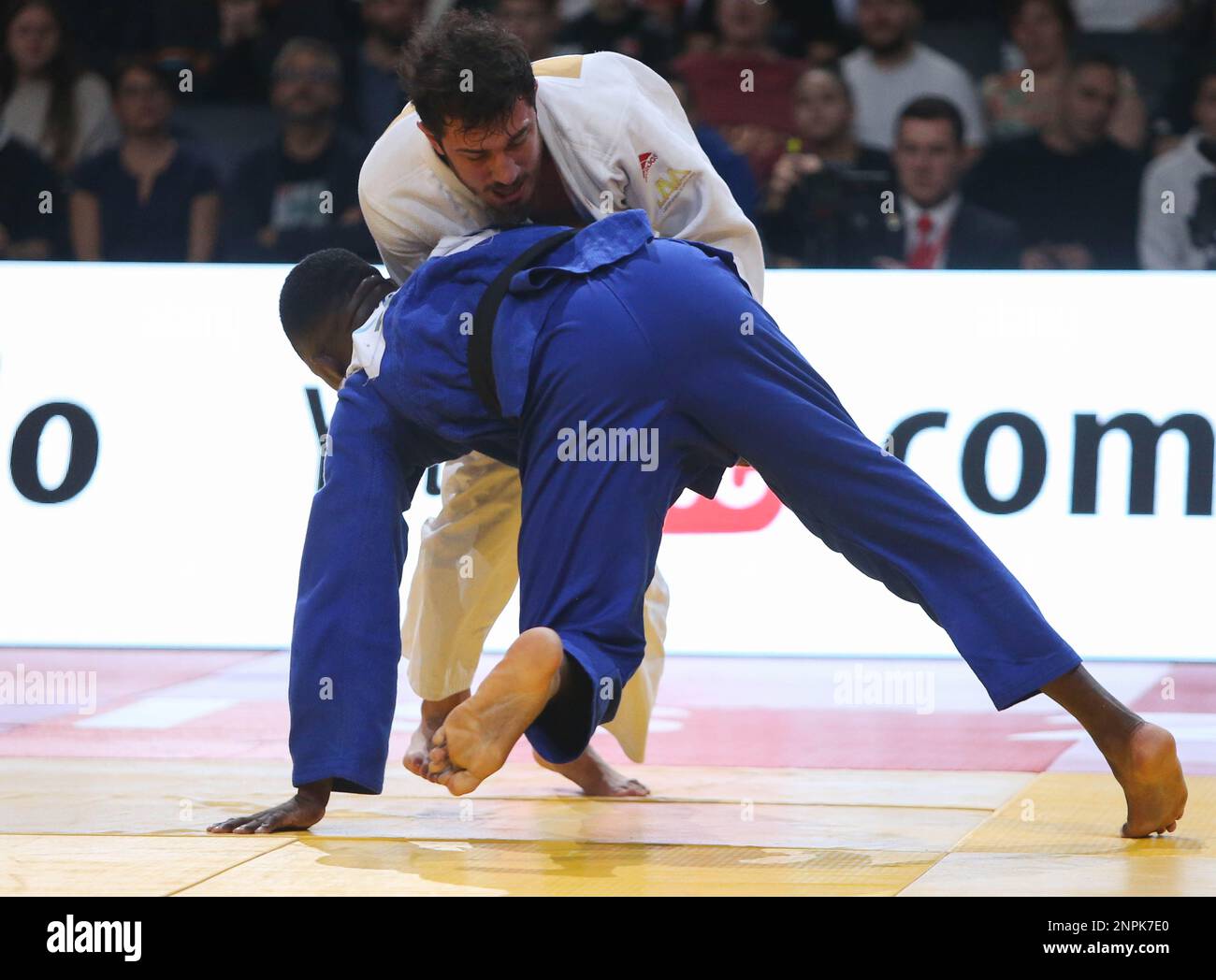 NGAYAP HAMBOU MAXIME-GAEL of FRANCE and BEKAURI LASHA of GEORGIA during ...