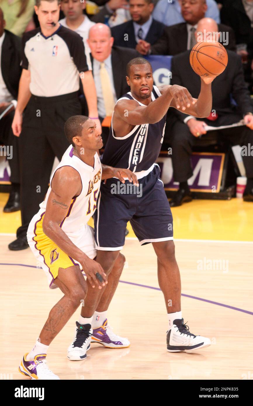 Serge Ibaka Blocks Dwight Howard