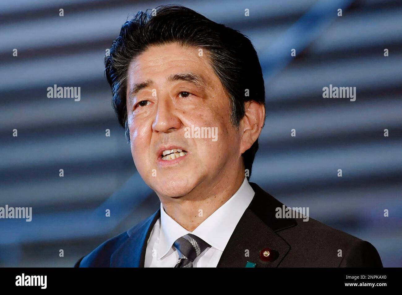 FILE - In this May 1, 2020, file photo, Japanese Prime Minister Shinzo ...