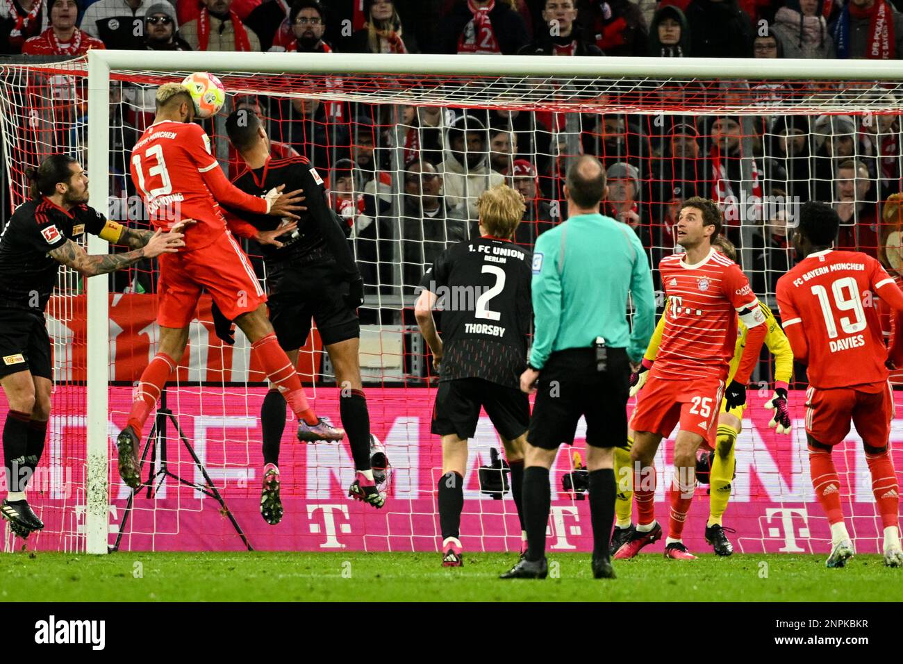 Munich, Germany. 26th Feb, 2023. Soccer: Bundesliga, Bayern Munich - 1. FC Union Berlin ...
