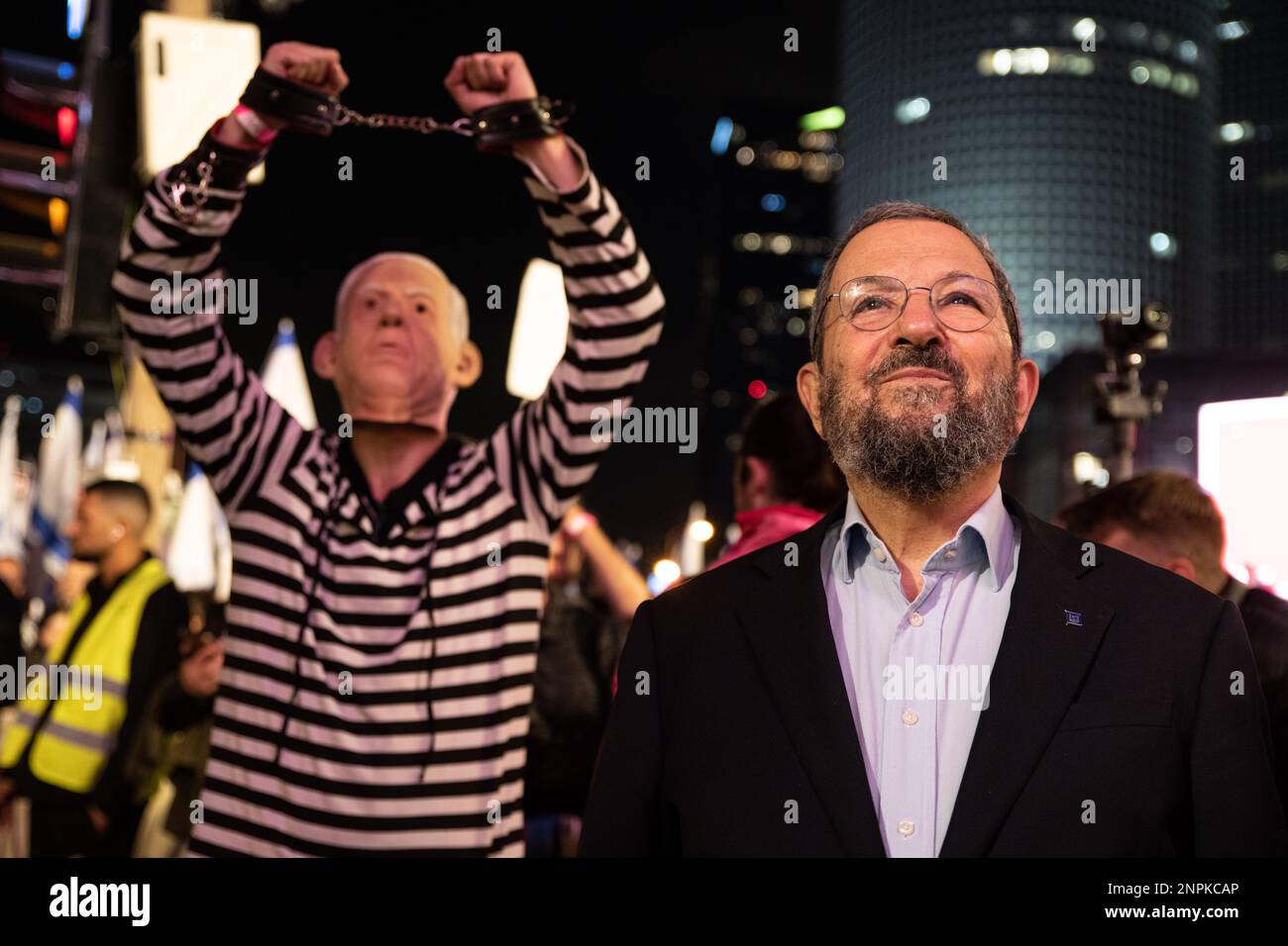 Israel. 25th Feb, 2023. Ehud Barak, former Prime Minister of Israel ...
