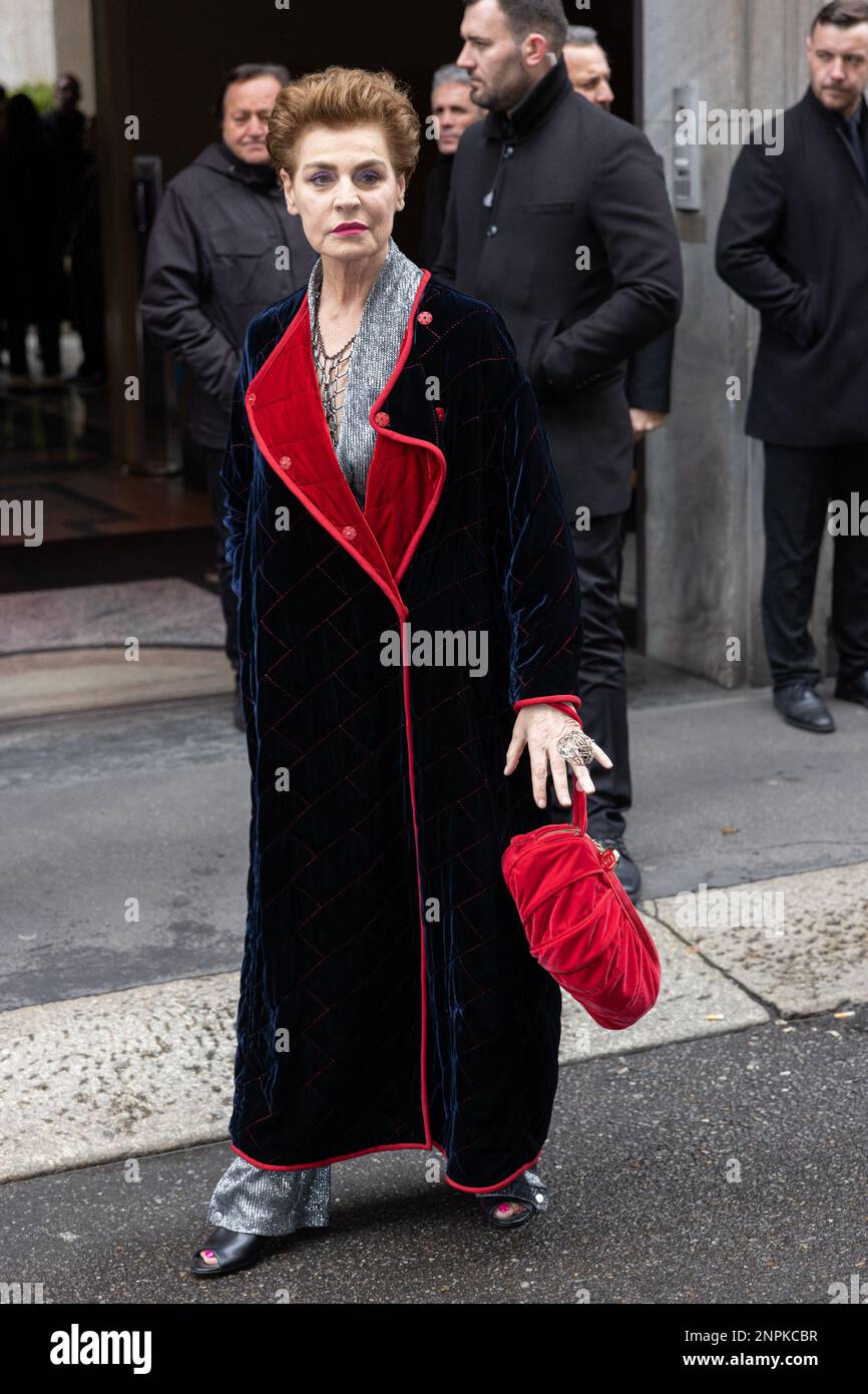 Antonia Dell’Atte attends the Armani fashion show during Milan Fashion ...