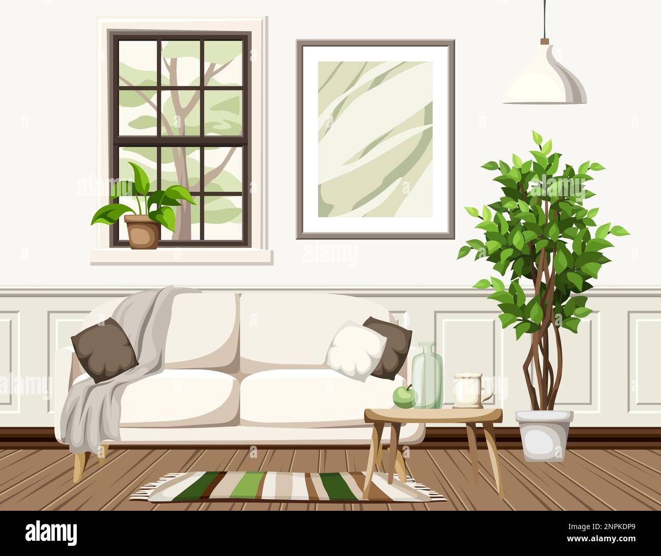 Cartoon Living Room Clipart Living Room Cartoon Vector Art, Icons, And