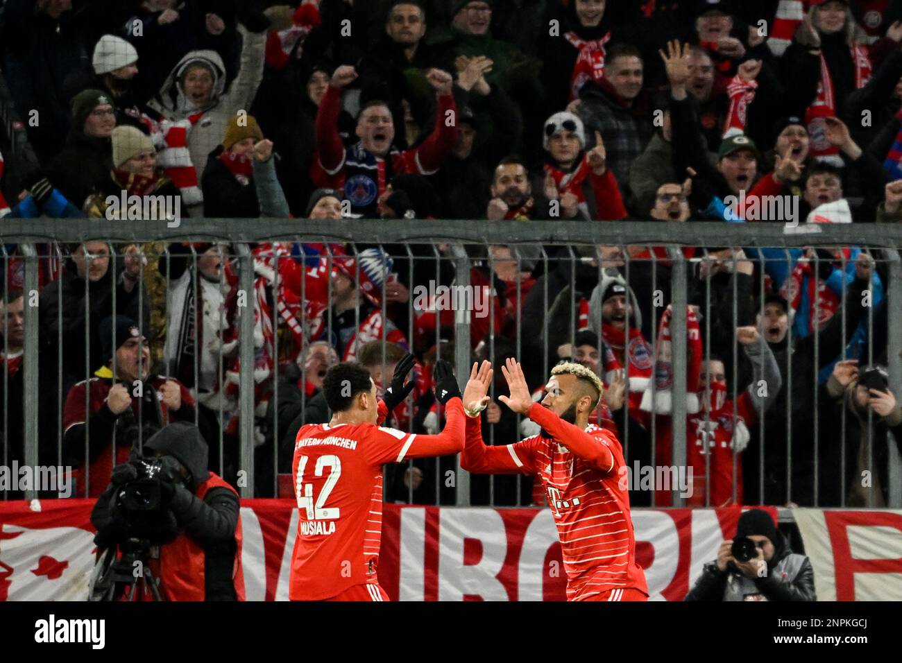 Munich, Germany. 26th Feb, 2023. Soccer: Bundesliga, Bayern Munich - 1. FC Union Berlin ...