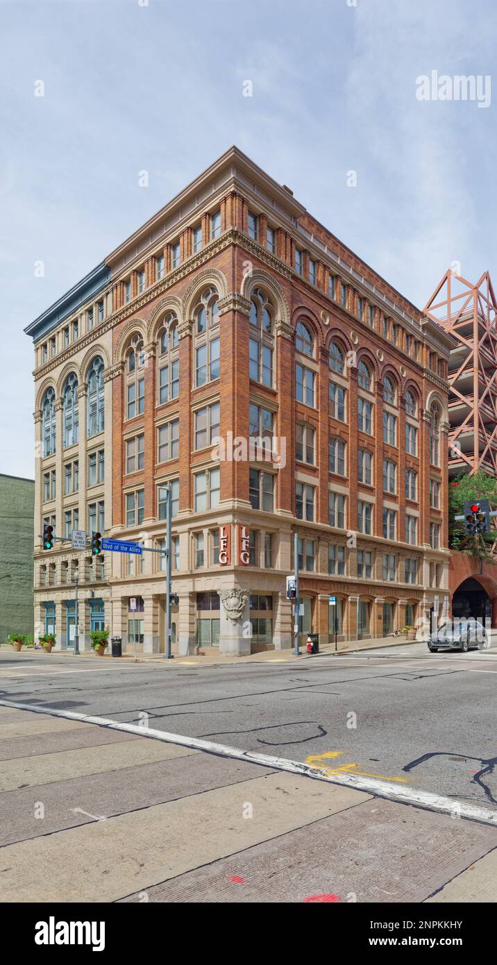 Pittsburgh Downtown: 109-115 Wood Street is a pair of landmark brick ...