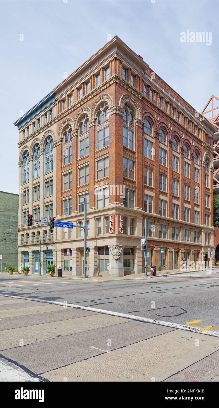 Pittsburgh Downtown: 109-115 Wood Street is a pair of landmark brick ...