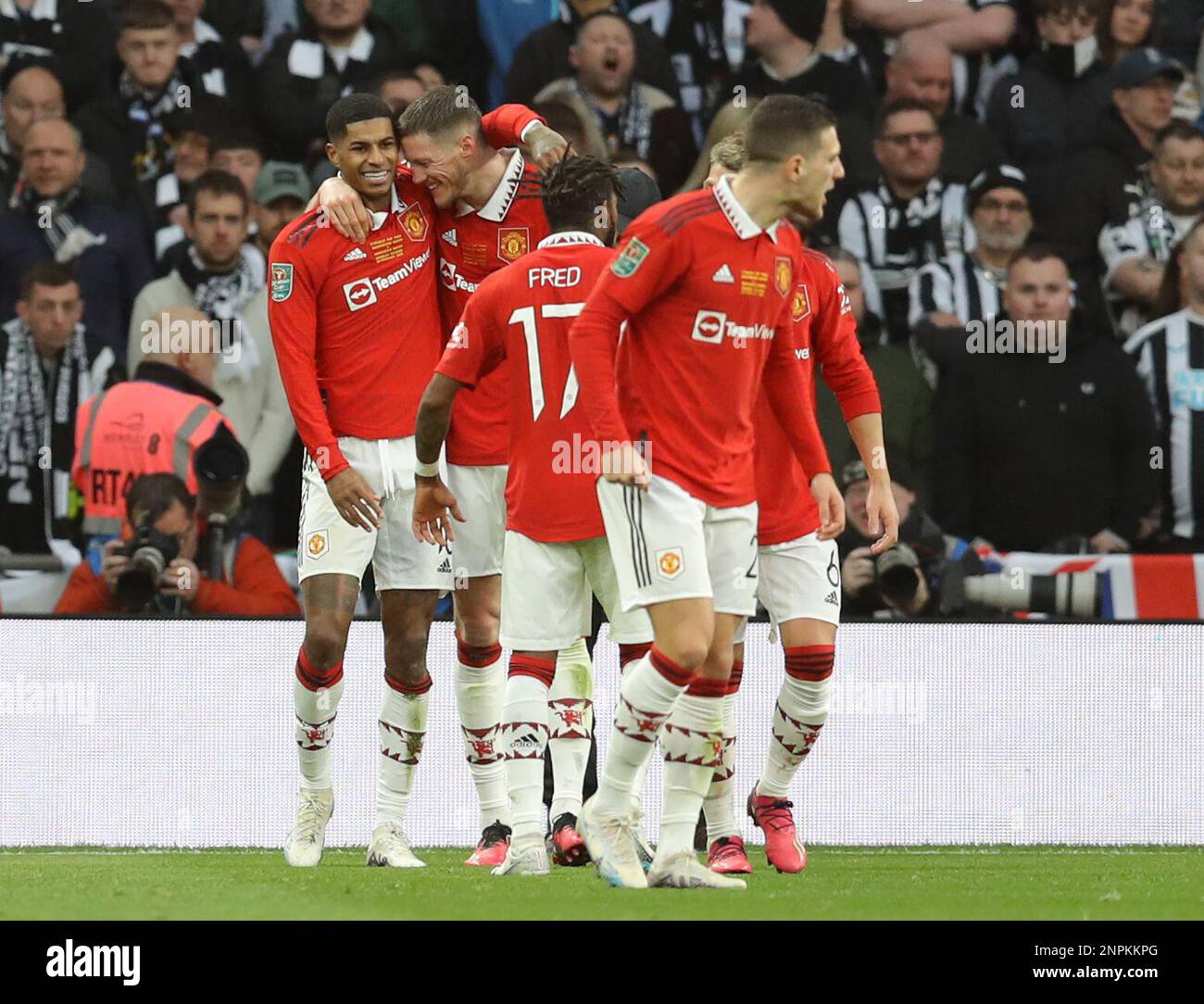 Marcus rashford 2023 celebrates hi-res stock photography and images - Alamy