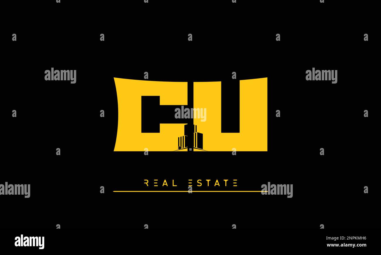 Cu real estate logo hi-res stock photography and images - Alamy