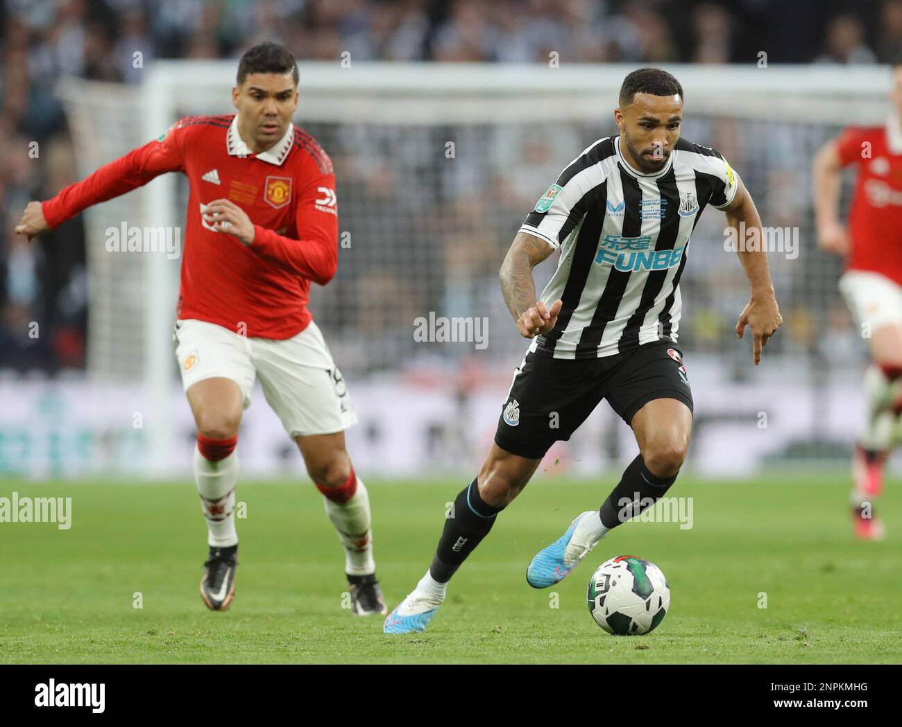 London, England, 26th February 2023. Callum Wilson of Newcastle United ...
