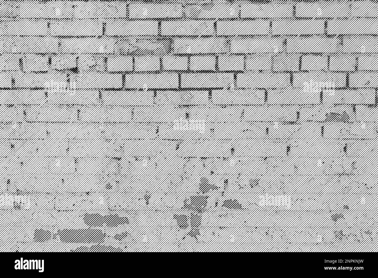 Lines that makes a texture of brick wall. Vector background Stock ...