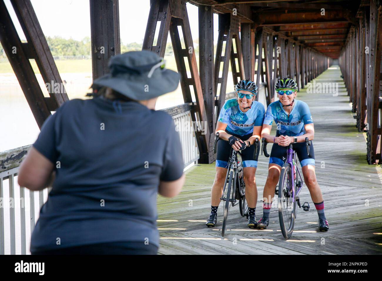 Beyond Ordinary Life photographer Laurie Biby takes a photo of Kristin ...