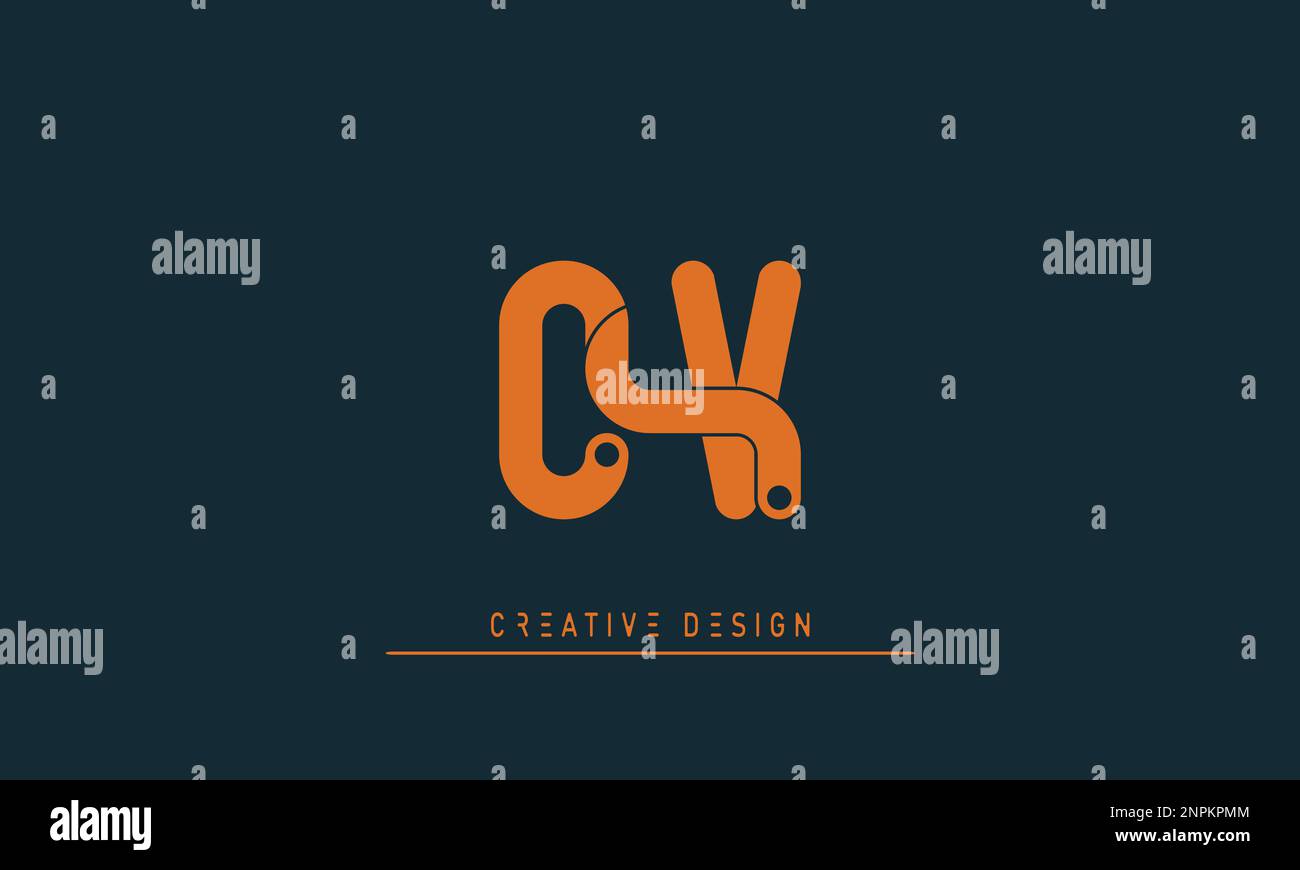 Cv monogram hi-res stock photography and images - Alamy