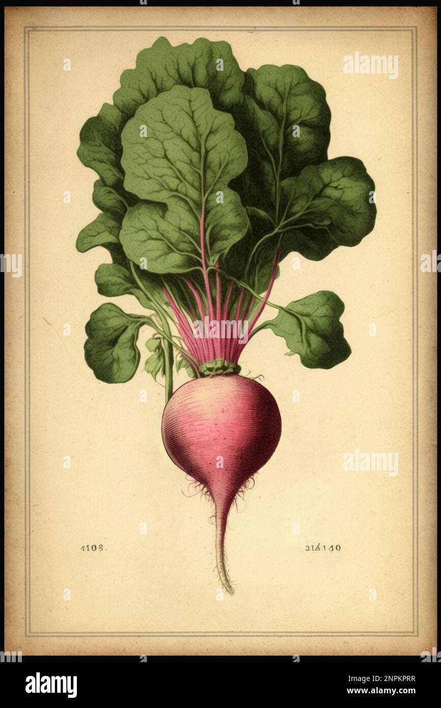 Radish drawing hi-res stock photography and images - Alamy