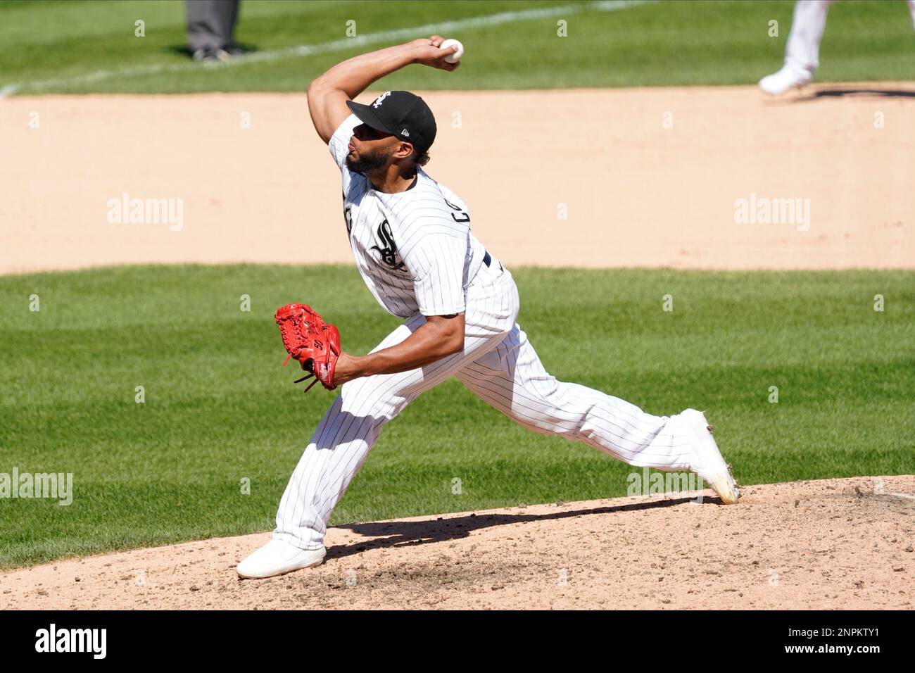 CHICAGO, IL - AUGUST 20: Chicago White Sox relief pitcher Jimmy Cordero ...
