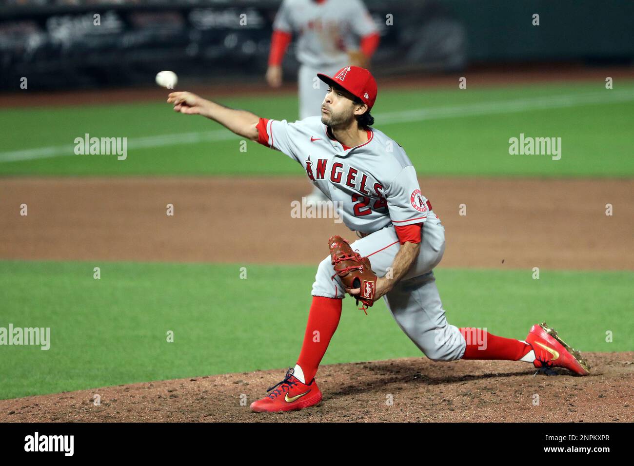 SAN FRANCISCO, CA - AUGUST 19: Los Angeles Angels Pitcher Noe Ramirez ...