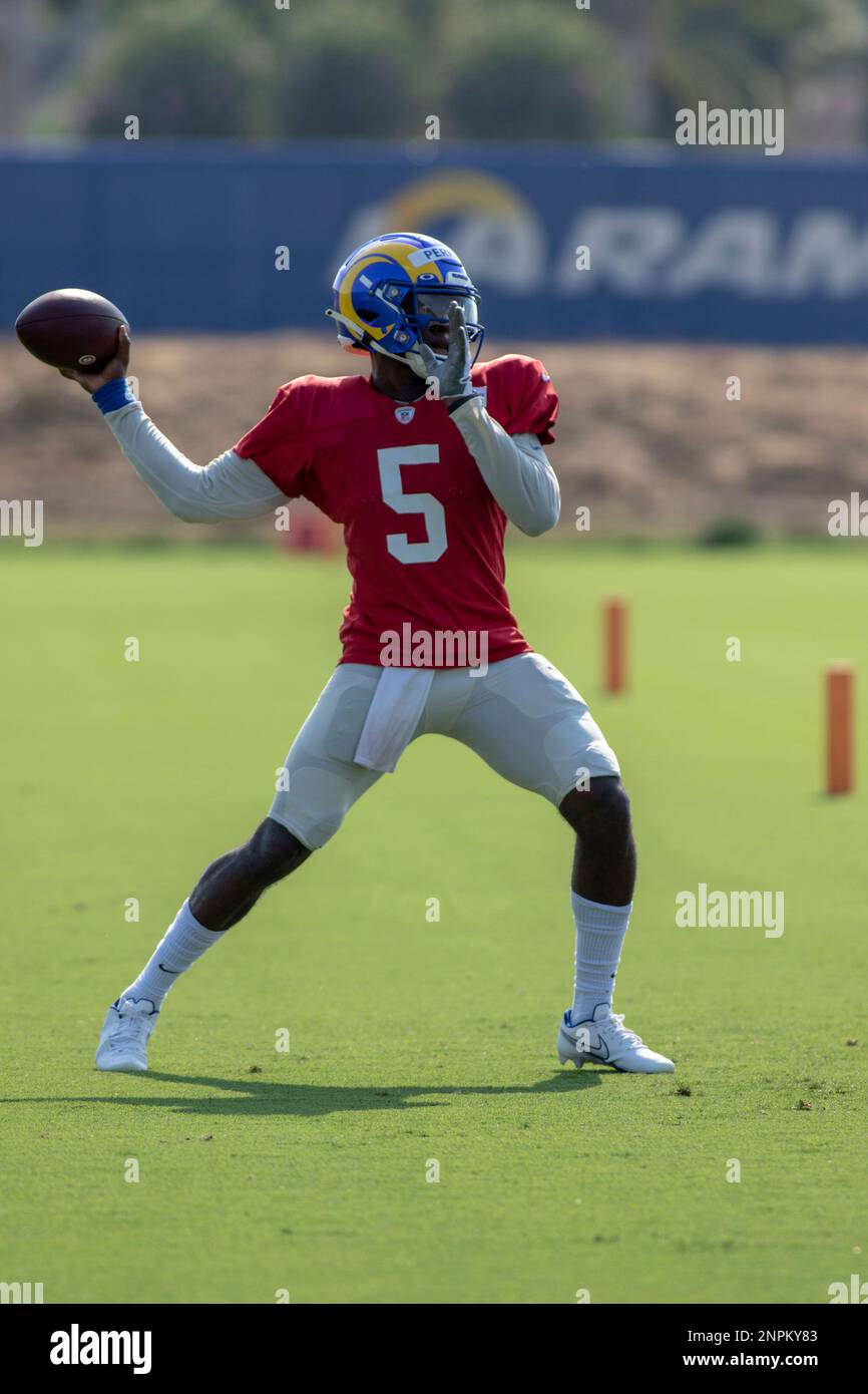 THOUSAND OAKS, CA - AUGUST 19: Los Angeles Rams quarterback Bryce ...