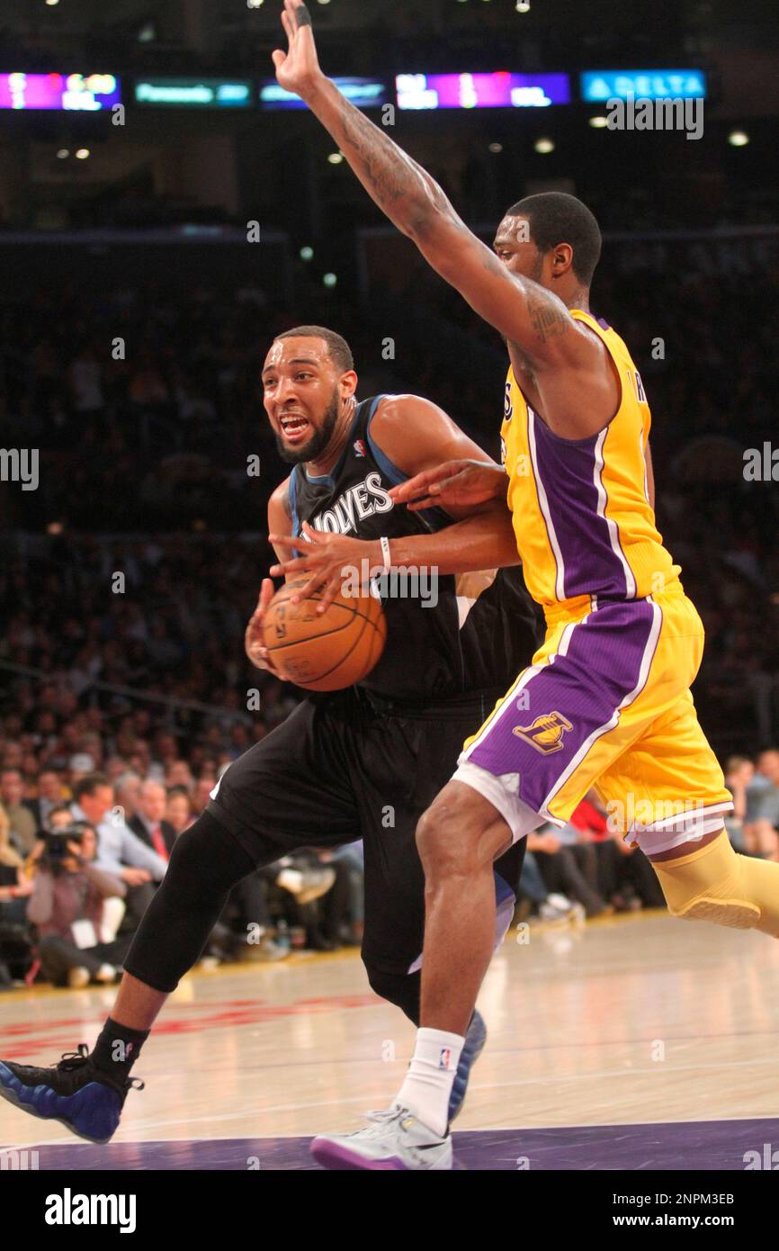 Minnesota Timberwolves forward Derrick Williams (7) makes a move with ...