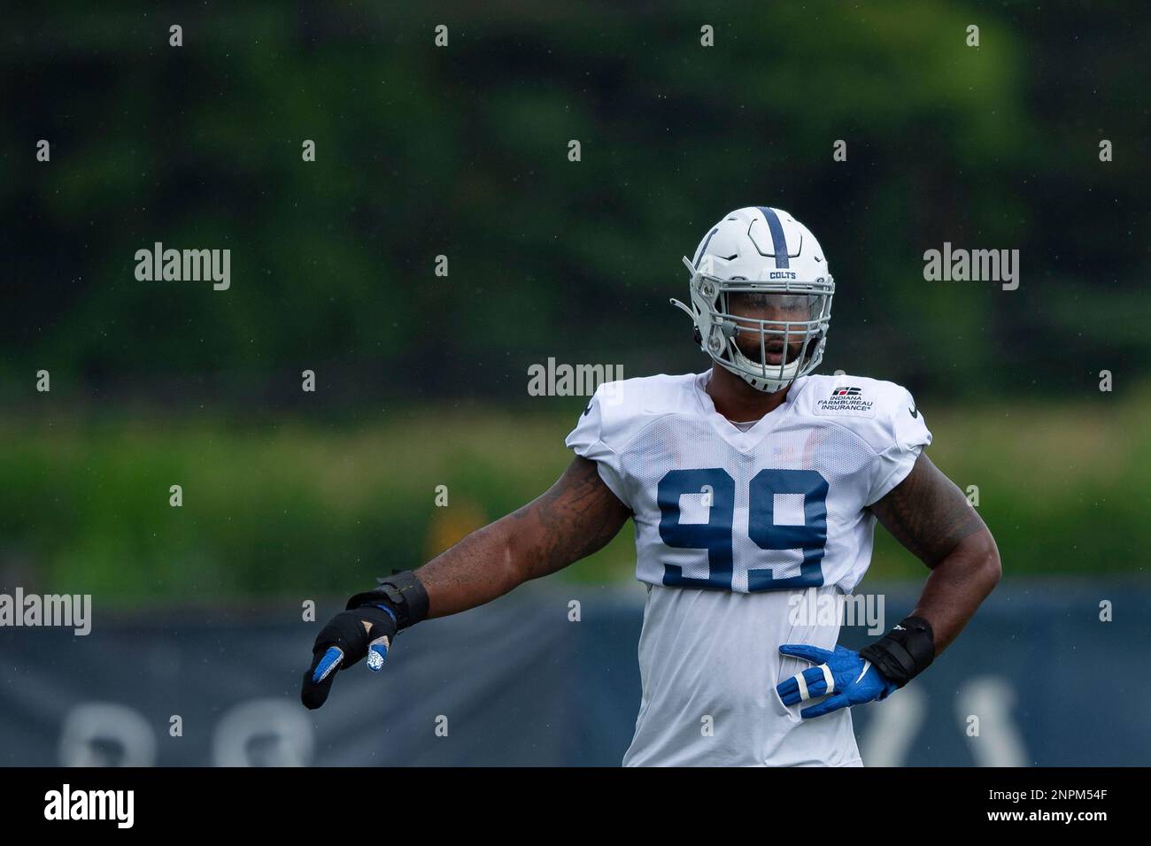 INDIANAPOLIS, IN - AUGUST 18: Indianapolis Colts defensive tackle ...