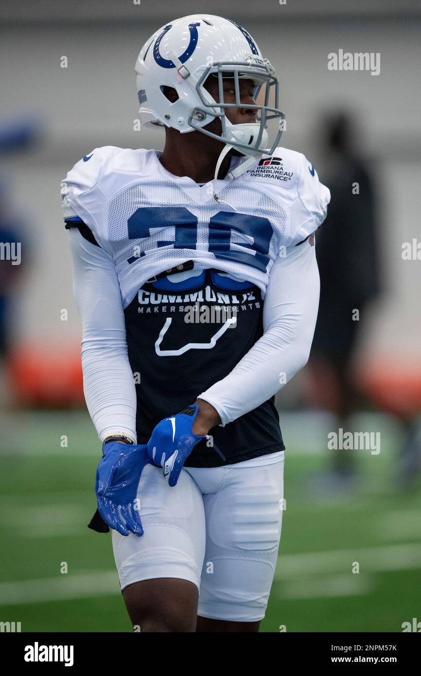 INDIANAPOLIS, IN - AUGUST 18: Indianapolis Colts cornerback T.J. Carrie ...