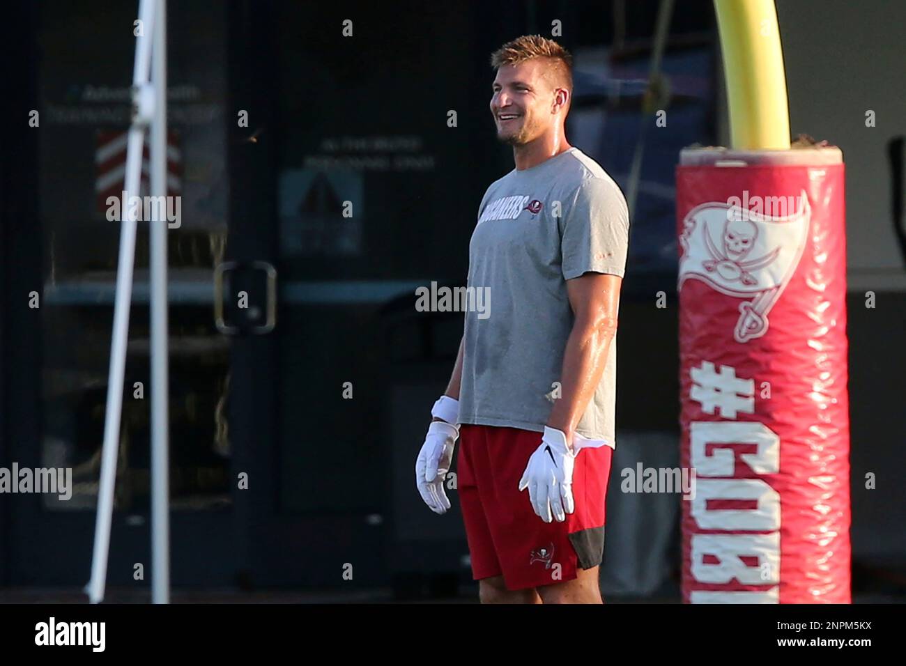 TAMPA, FL - AUGUST 04: Rob Gronkowski (87) of the Buccaneers is all ...