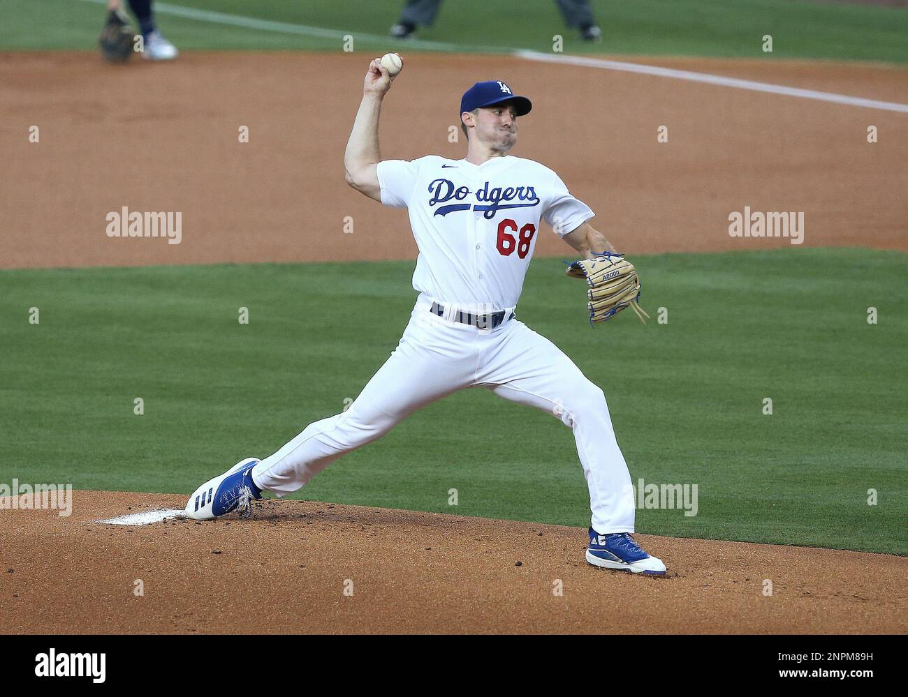 LOS ANGELES, CA - AUGUST 17: Los Angeles Dodgers pitcher Ross Stripling ...