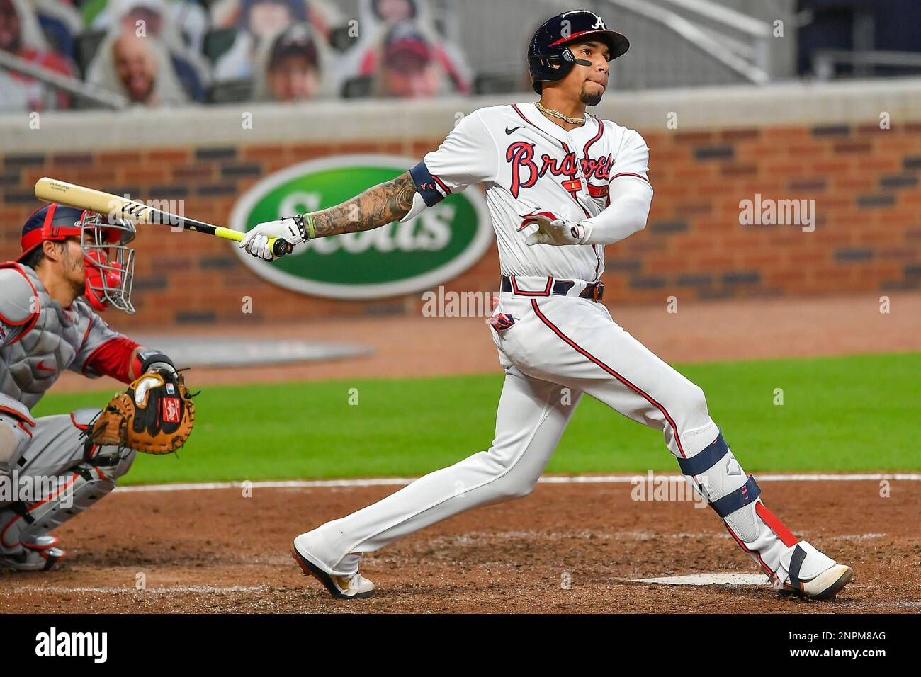 ATLANTA, GA – AUGUST 17: Atlanta Braves infielder Johan Camargo (17 ...