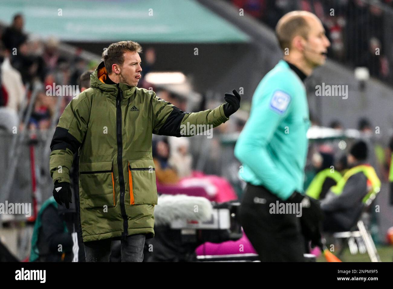 Munich, Germany. 26th Feb, 2023. Soccer: Bundesliga, Bayern Munich - 1. FC Union Berlin ...