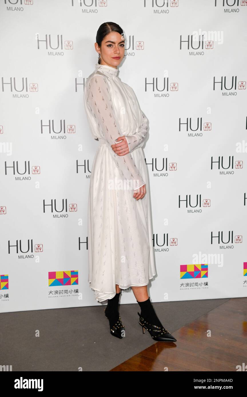 Milan, Italy. 26th Feb, 2023. Milan, Woman Fashion Week, Fall Winter ...