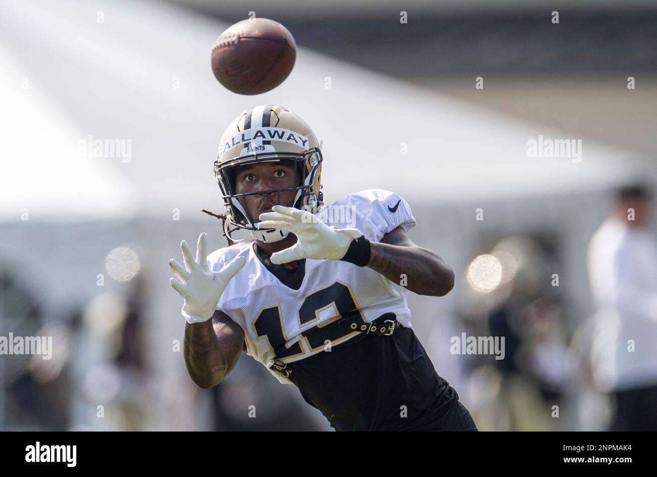 New Orleans Saints wide receiver Marquez Callaway (12) catches the ball ...