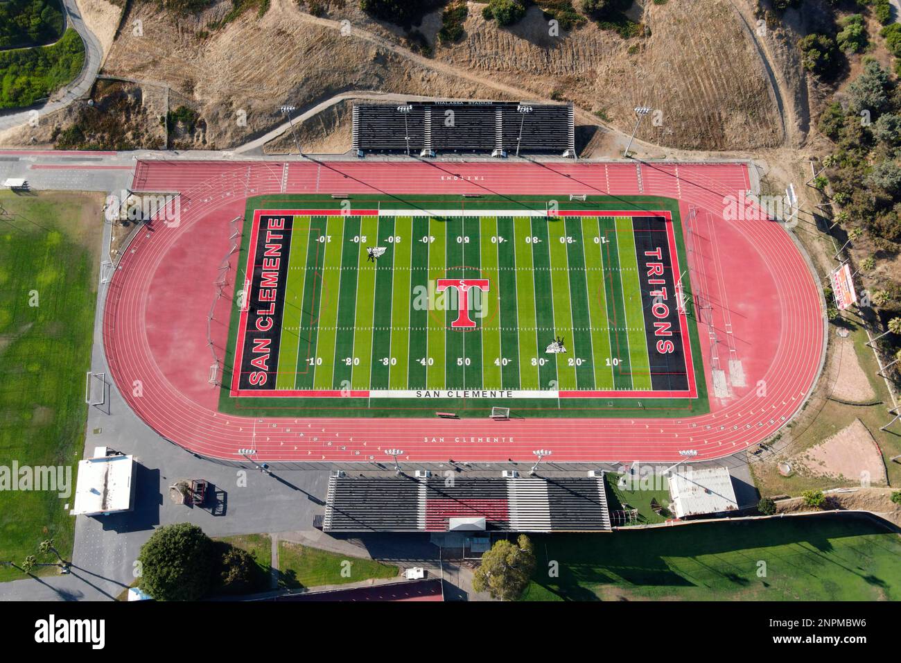 A general view of Thalassa Stadium on the campus of San Clemente High ...