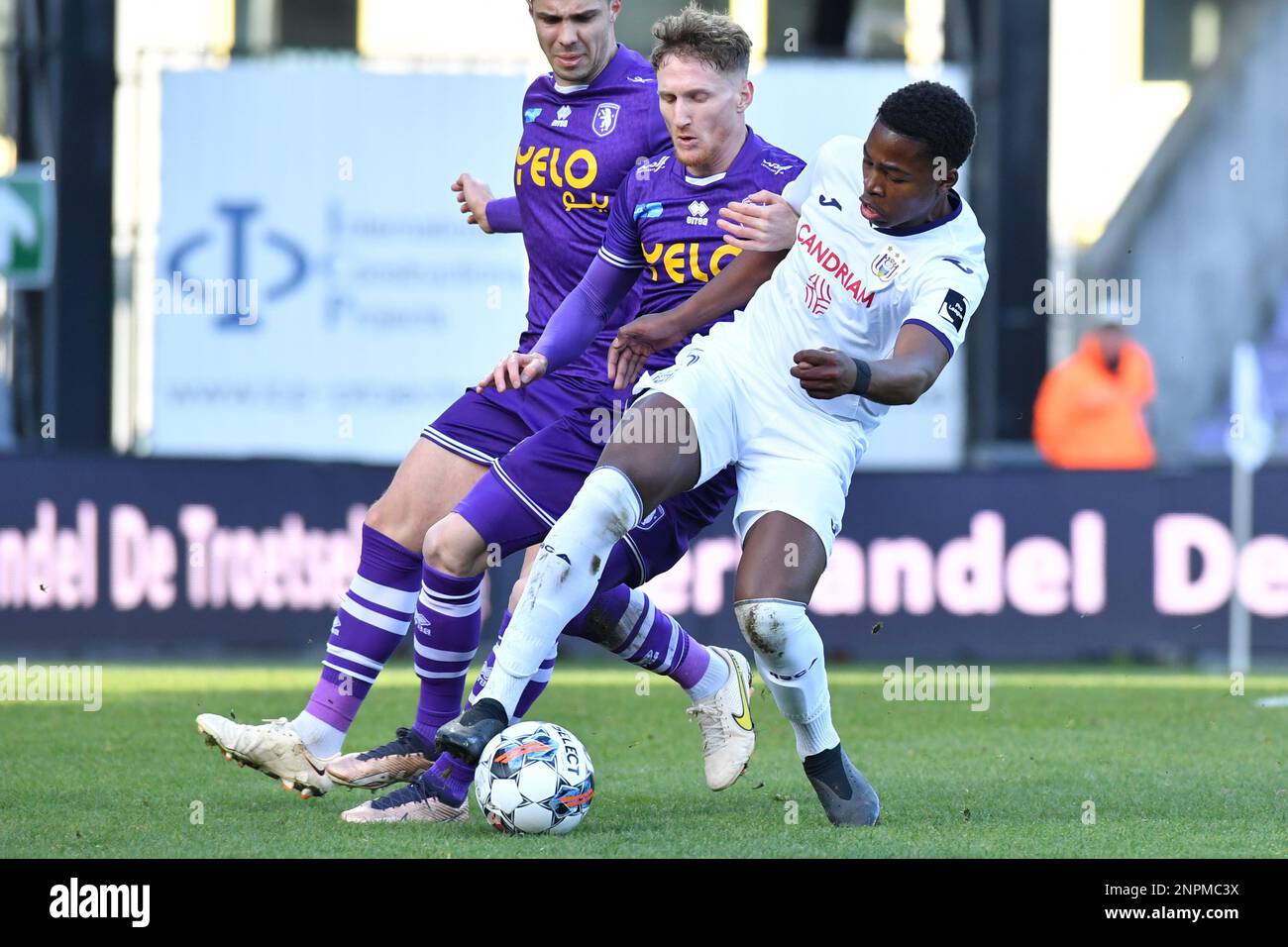 Beerschot's Luca Meisl, Beerschot's Leo Seydoux and RSCA Futures ...