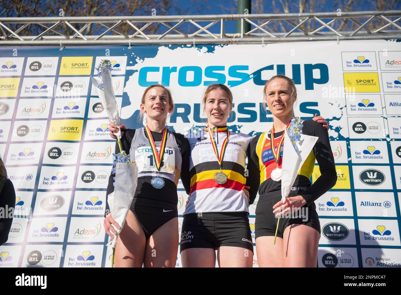 Belgian Mariska Parewyck, Belgian Marie Bilo and Belgian Lotte ...