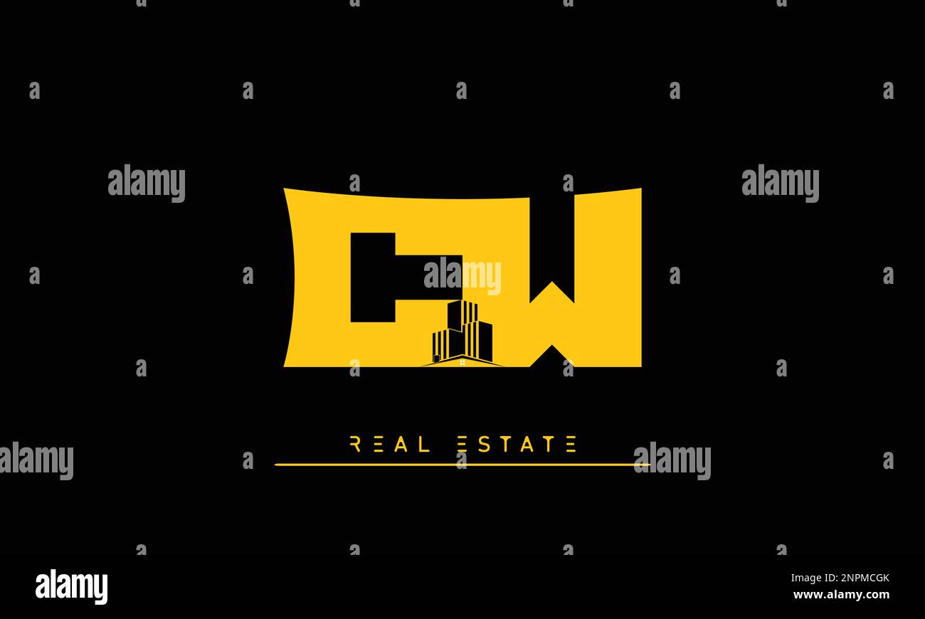 Cw real estate logo hi-res stock photography and images - Alamy