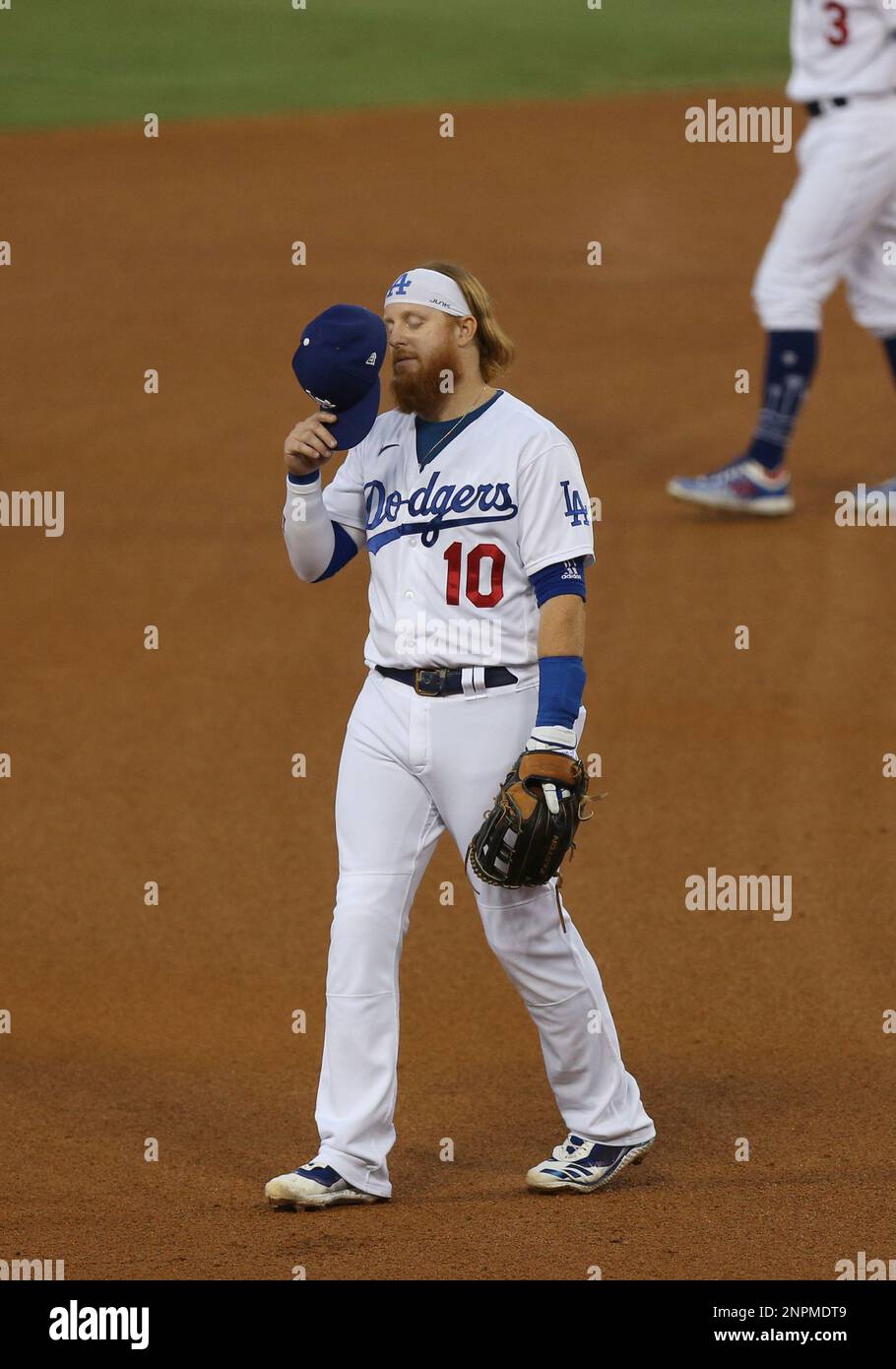 LOS ANGELES, CA - AUGUST 13: Los Angeles Dodgers third baseman Justin ...