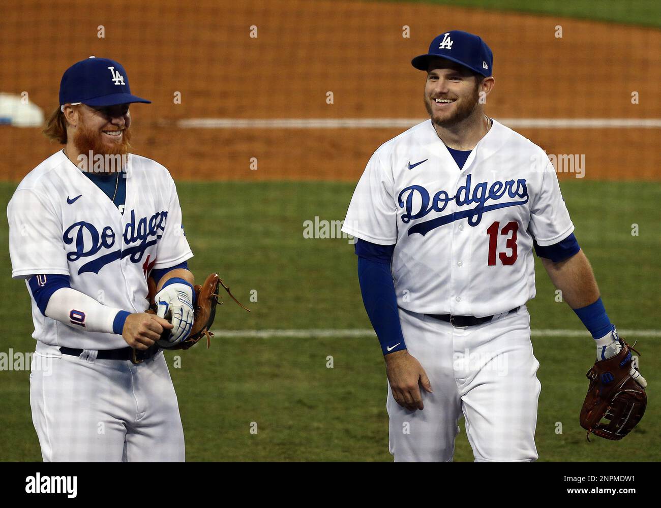 LOS ANGELES, CA - AUGUST 13: Los Angeles Dodgers third baseman Justin ...
