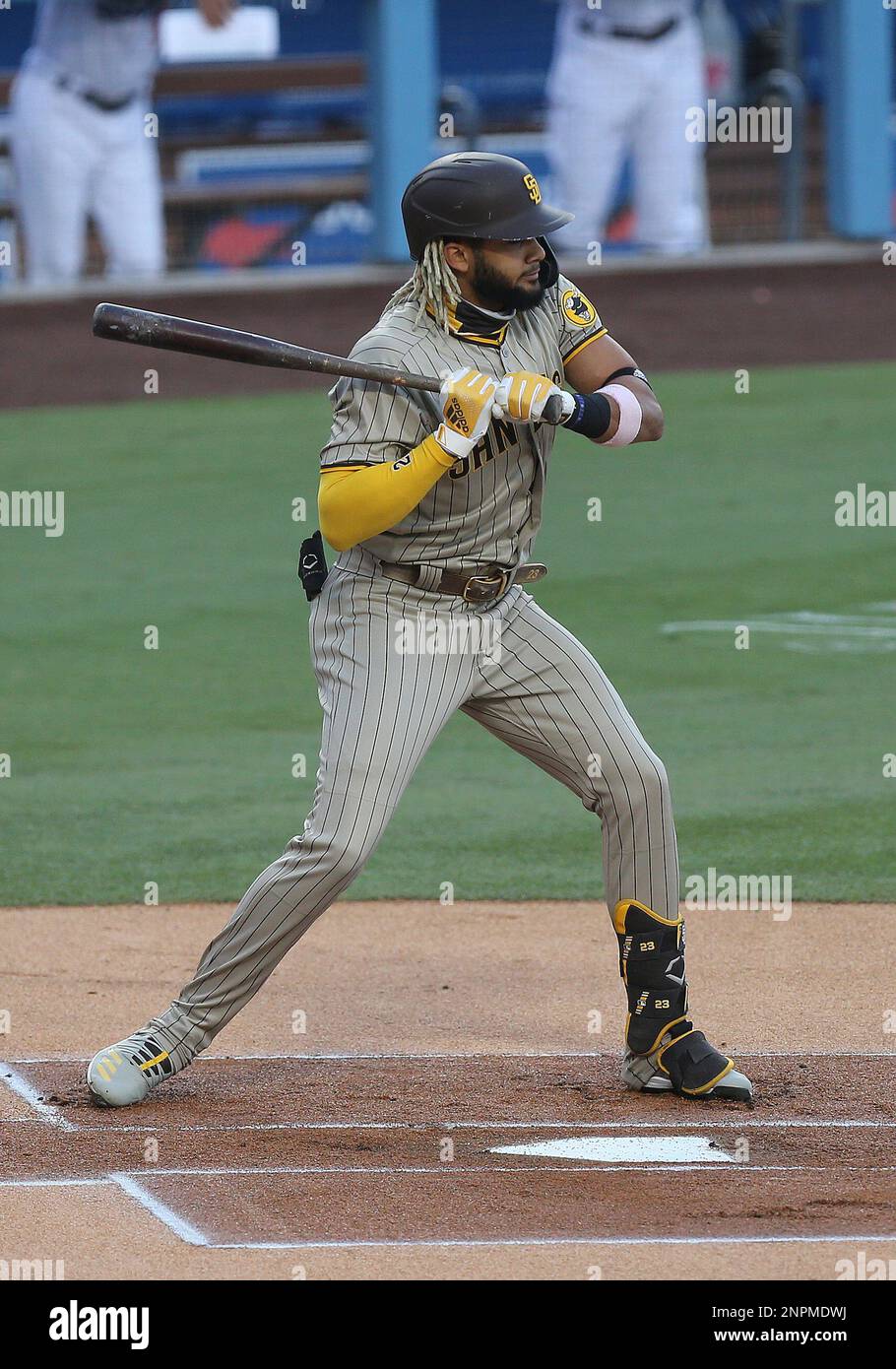 LOS ANGELES, CA - AUGUST 13: San Diego Padres shortstop Fernando Tatis ...