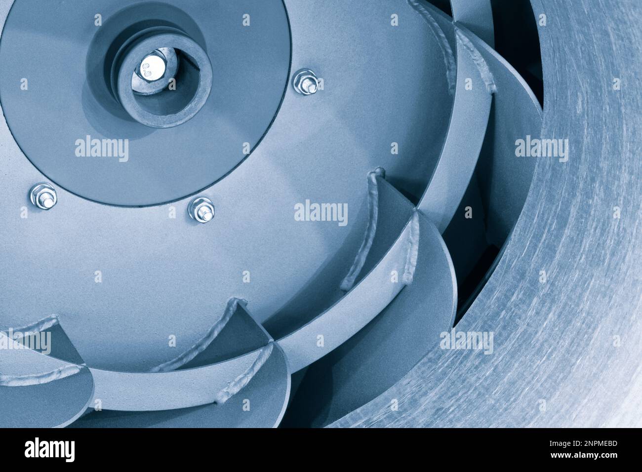 Ventilation system with electric fan close-up Stock Photo - Alamy